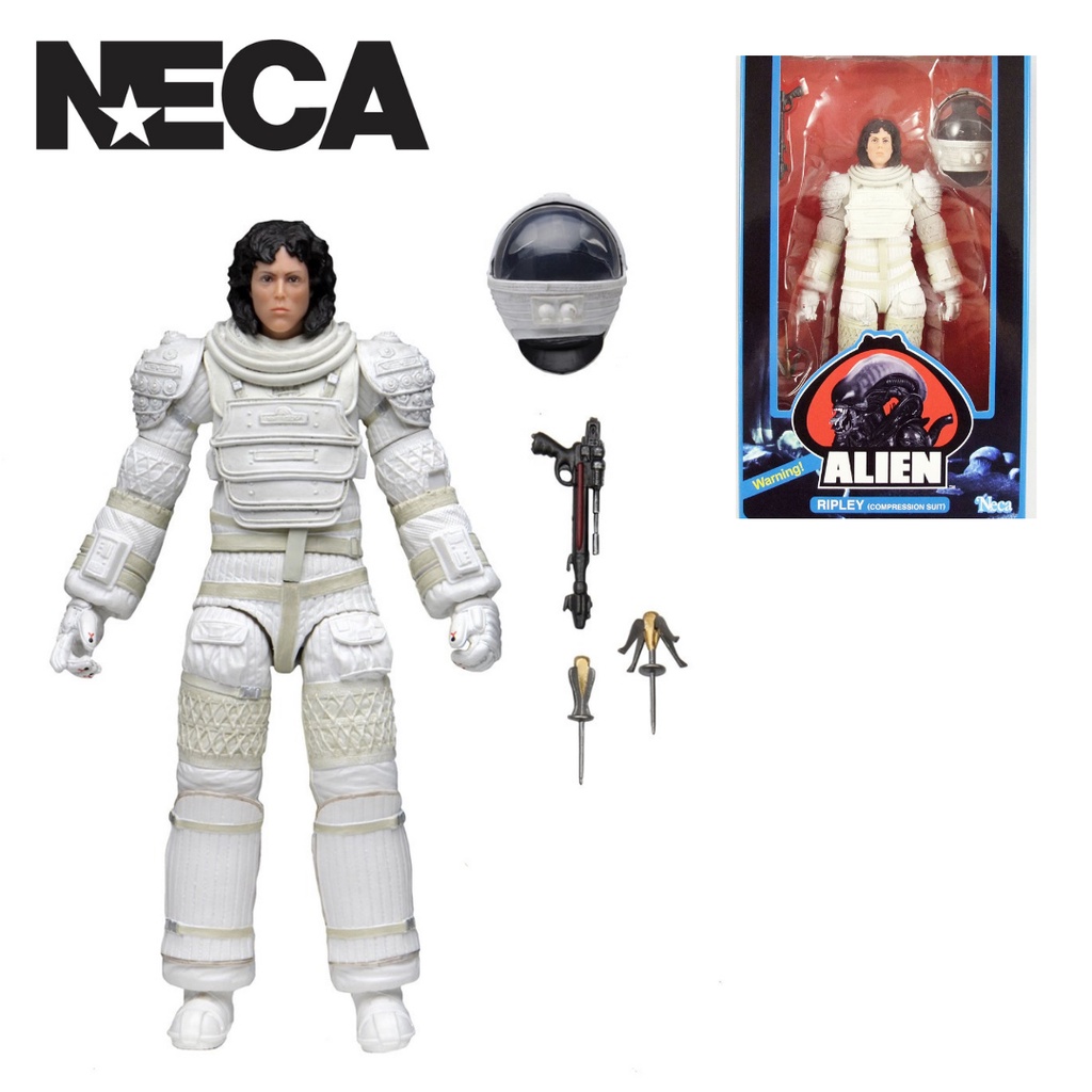 NECA Alien 40th Anniversary Compression Suit Ripley ****Damaged Box ...