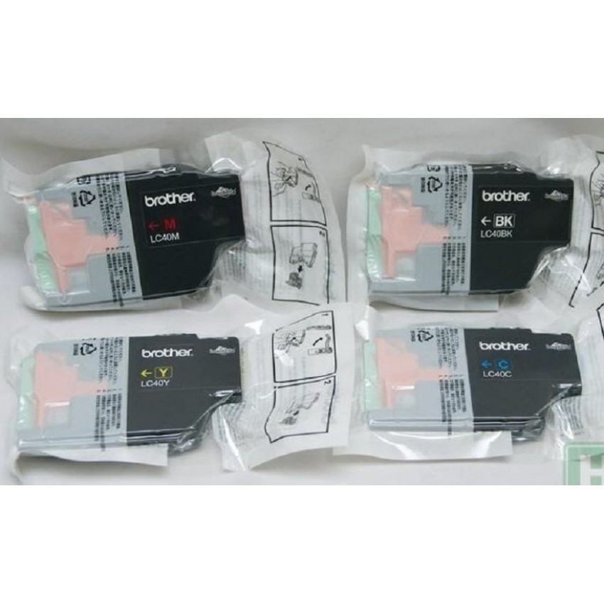 Brother LC-40 BK /C/M/Y จำนวน 4 ตลับ ของแท้แบบไม่มีกล่อง | Shopee Thailand