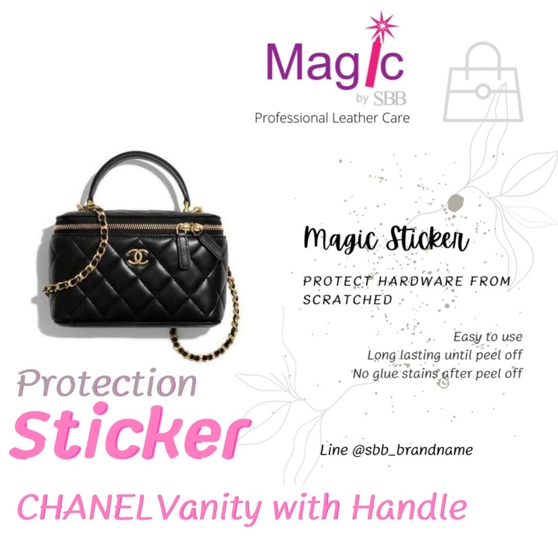 ฟิล์มกันรอย สติ๊กเกอร์กันรอย Vanity / Flap bag / Wallet (2cm) | Shopee ...