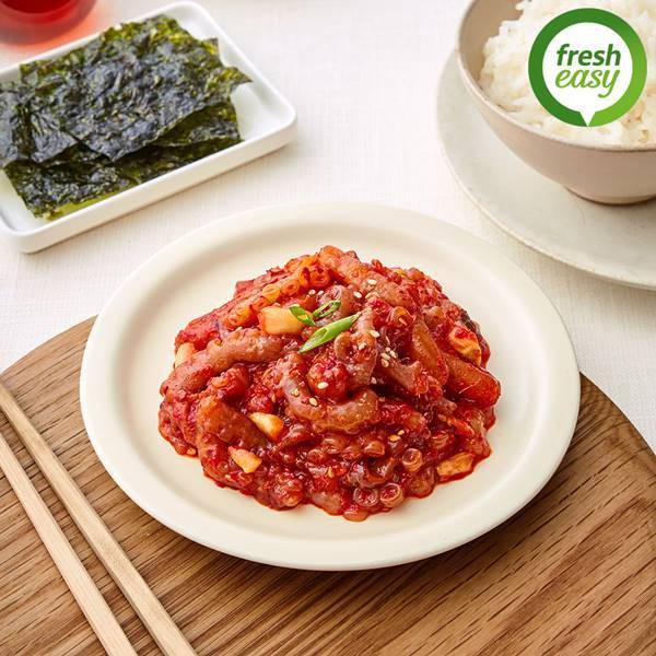 พร้อมส่ง 낙지젓갈 กิมจิหนวดปลาหมึก Seasoned Small Octopus (Jeotgal) 200g ...