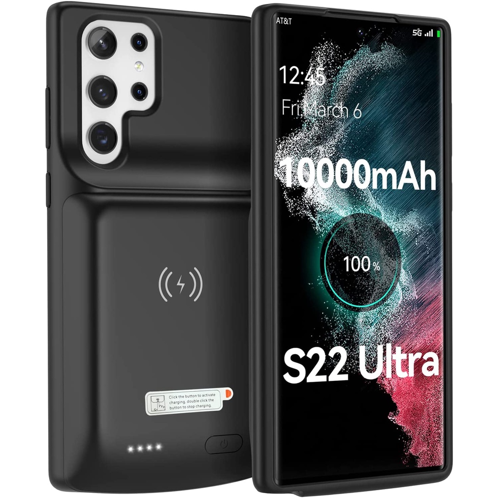 Newdery Powerful 10,000mah Qi Wireless Battery Charging Case For ...