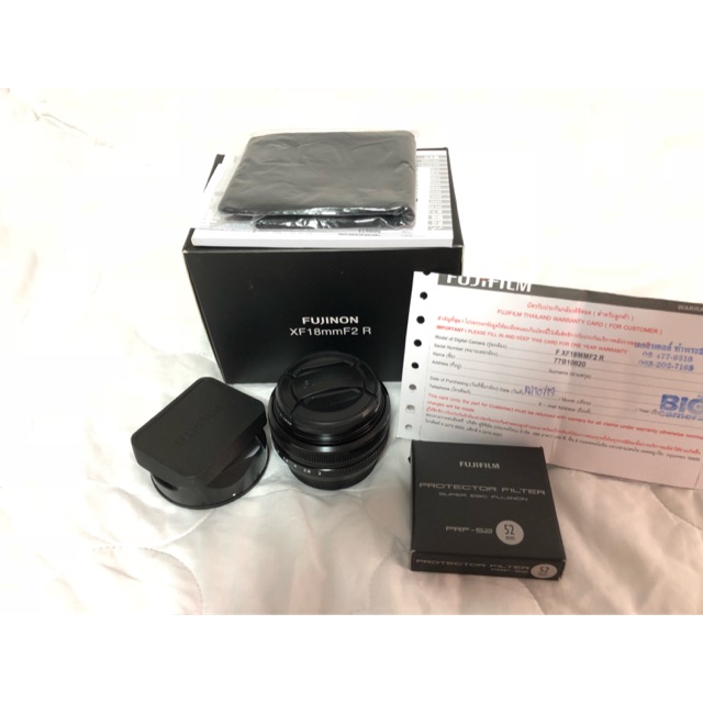 เลนส์ Fujinon XF 18mm F2 R พร้อม Filter มือสองสภาพดี | Shopee Thailand