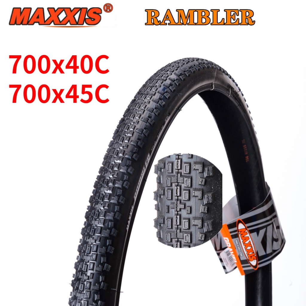 Maxxis RAMBLER WIRE 700x40C/45C ยางรถจักรยาน Gravel/ADVENTURE กรวดและ ...
