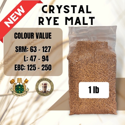 Crystal Rye Malt (Thomas Fawcett) 1 lbs | Shopee Thailand