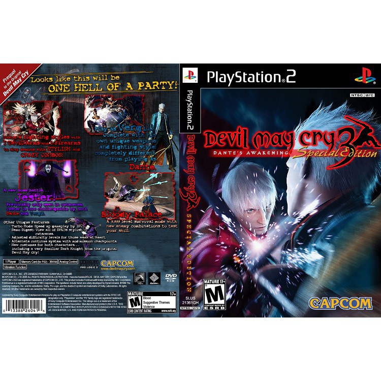 แผ่นเกมส์ ps2 Devil May Cry 3 - Dante's Awakening - Special Edition (USA) | Shopee Thailand