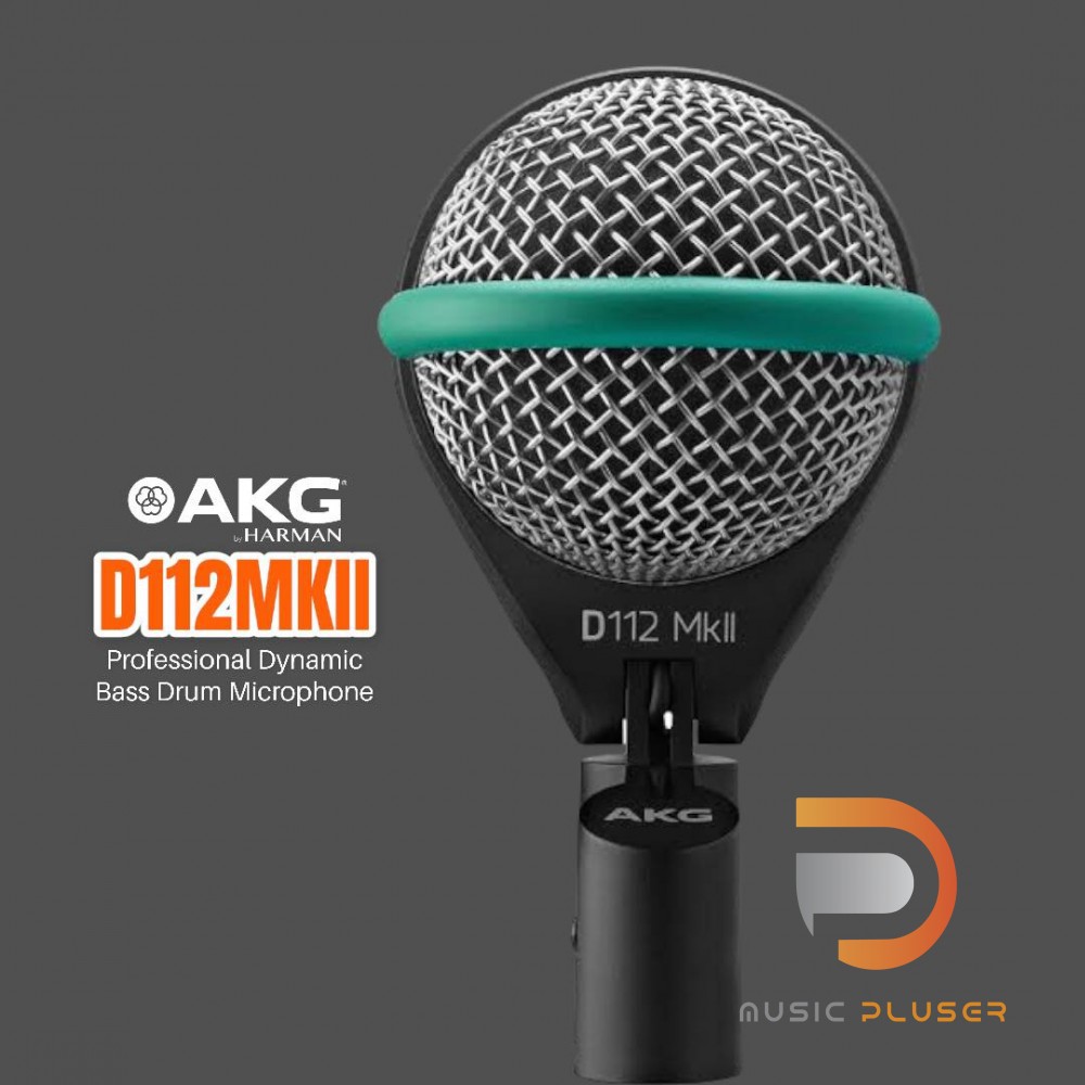 AKG D112 MKII ไมโครโฟนแบบไดนามิกซ์ ใช้สำหรับกระเดื่องกลองชุด งานแข็งแรง ...