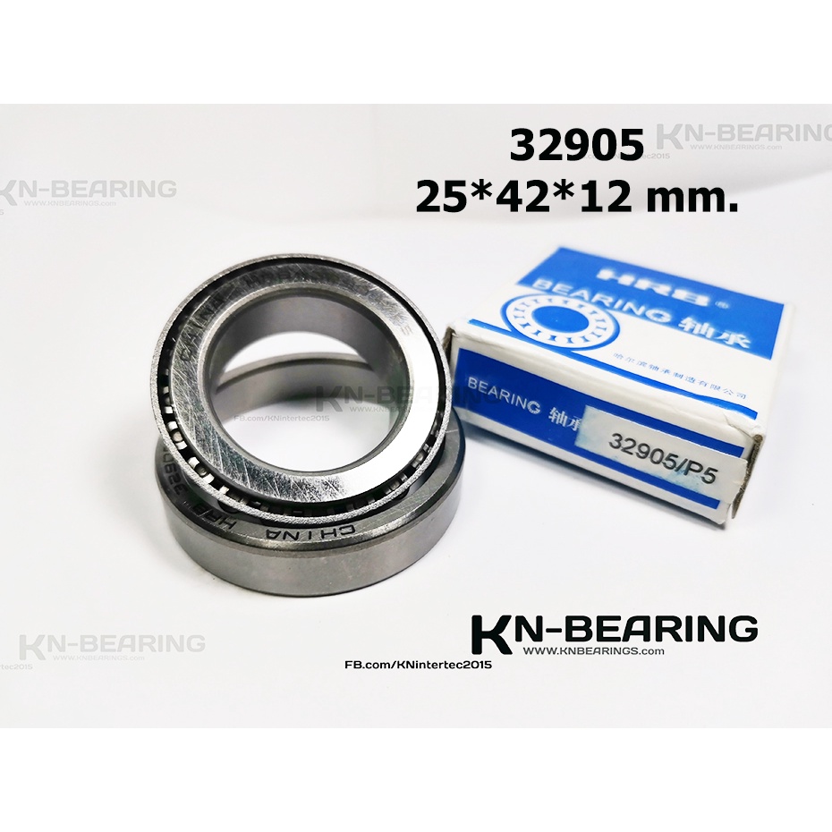 ลูกปืนเทเปอร์ 32905 ยี่ห้อ HRB ขนาด 25*42*12 ลูกปืนเม็ดหมอน ลูกปืนคับ ...