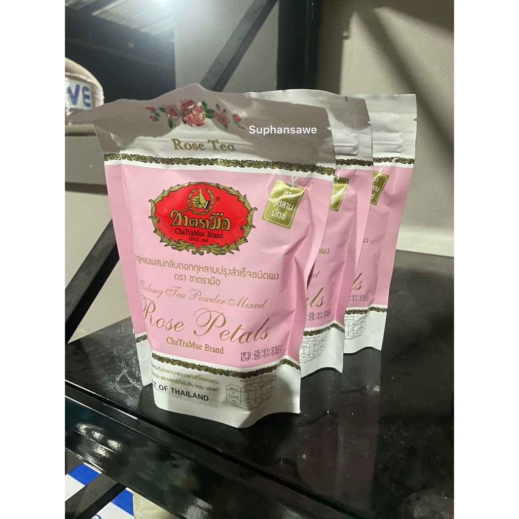 ชากุหลาบตรามือ 150 g (ROSE TEA MIX) | Shopee Thailand