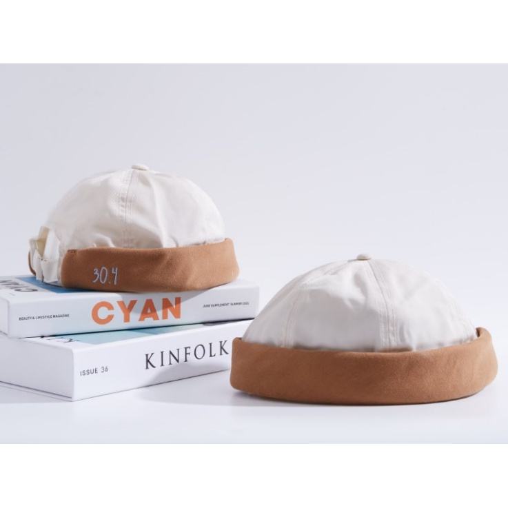 หมวกมิกิ two-tone : miki hat by 30.4 | Shopee Thailand