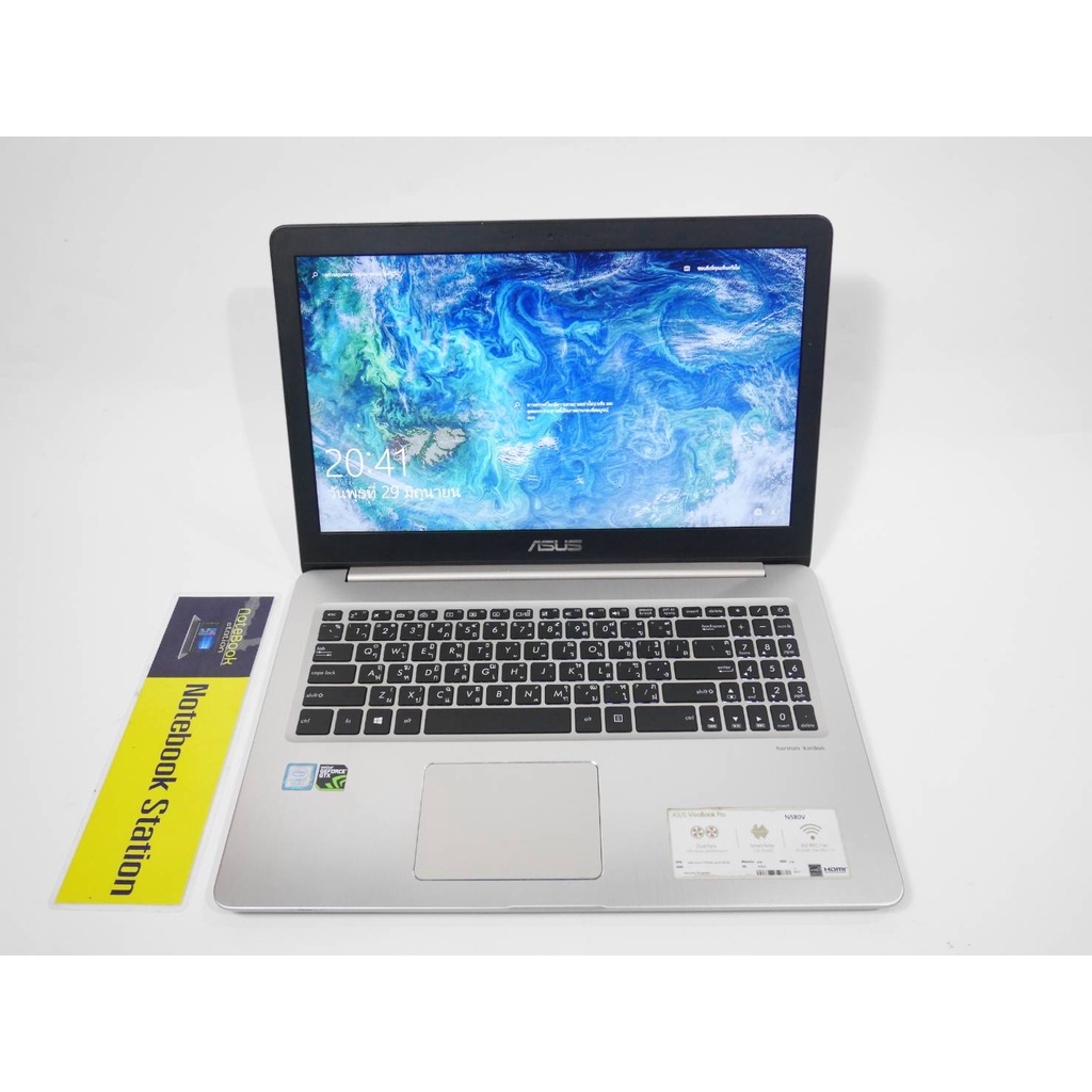 Asus Vivobook Pro สเปคเกมมิ่ง i7 gen7 ram8 ssd480 gtx1050 คีย์บอร์ดมีไฟ ...