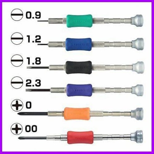 ชุดไขควงซ่อมนาฬิกา VESSEL NO.TD-56 Microtune Screwdriver 6pc./Set ...