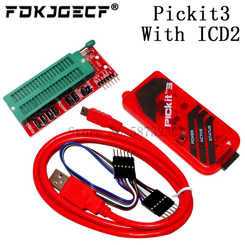Pickit2 PICKIT3 PICKit3.5 โปรแกรมเมอร์ และ PIC ICD2 PICKIT 2 PICKIT 3 PICKIT 3.5 อะแดปเตอร์ ...