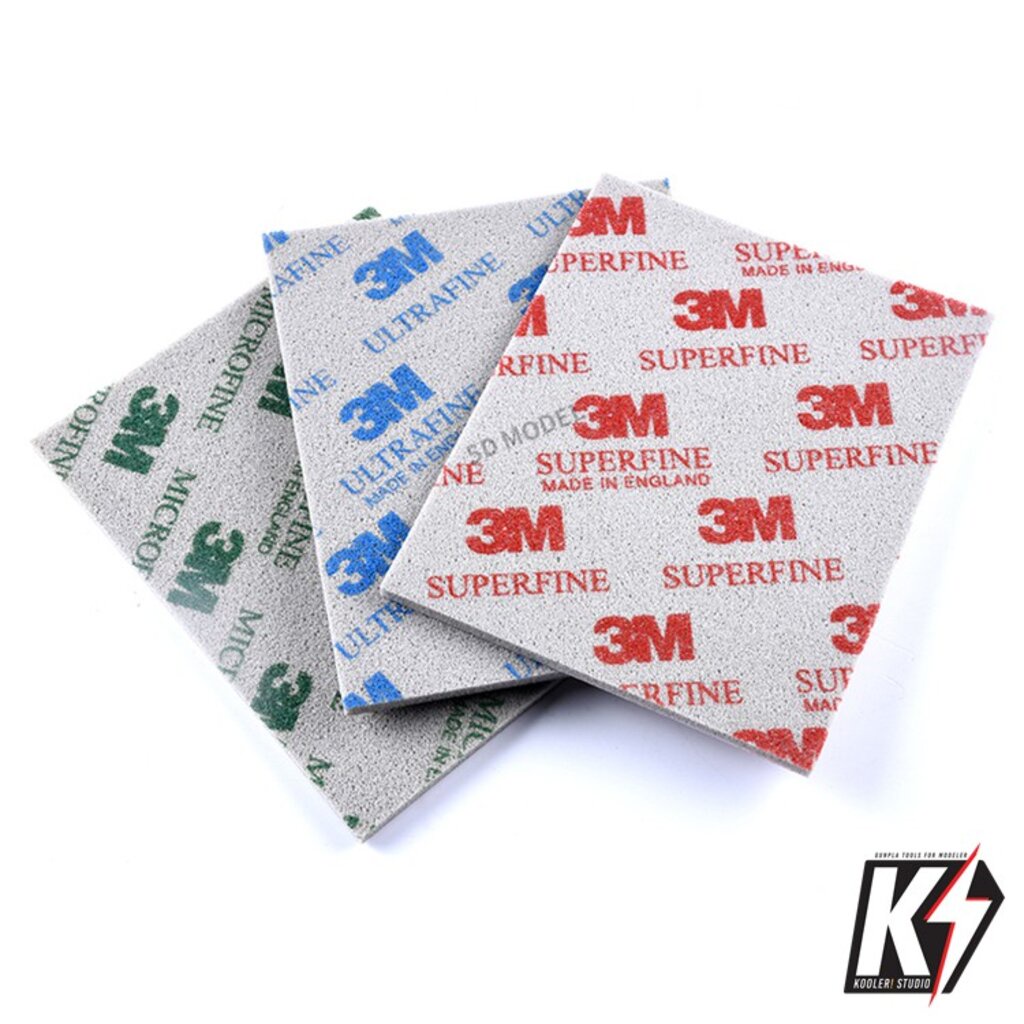กระดาษทรายฟองน้ำ 3M SUPERFINE ULTRAFINE MICROFINE | Shopee Thailand