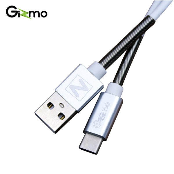 Gizmo Cable USB สายชาร์จ Type-C รุ่น GU-012 ยาว 1 เมตร สีขาว | Shopee ...