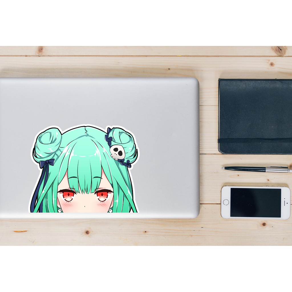 Rushia / Uruha Rushia สติ้กเกอร์ 2 ชิ้น Half face Hololive VTuber ...