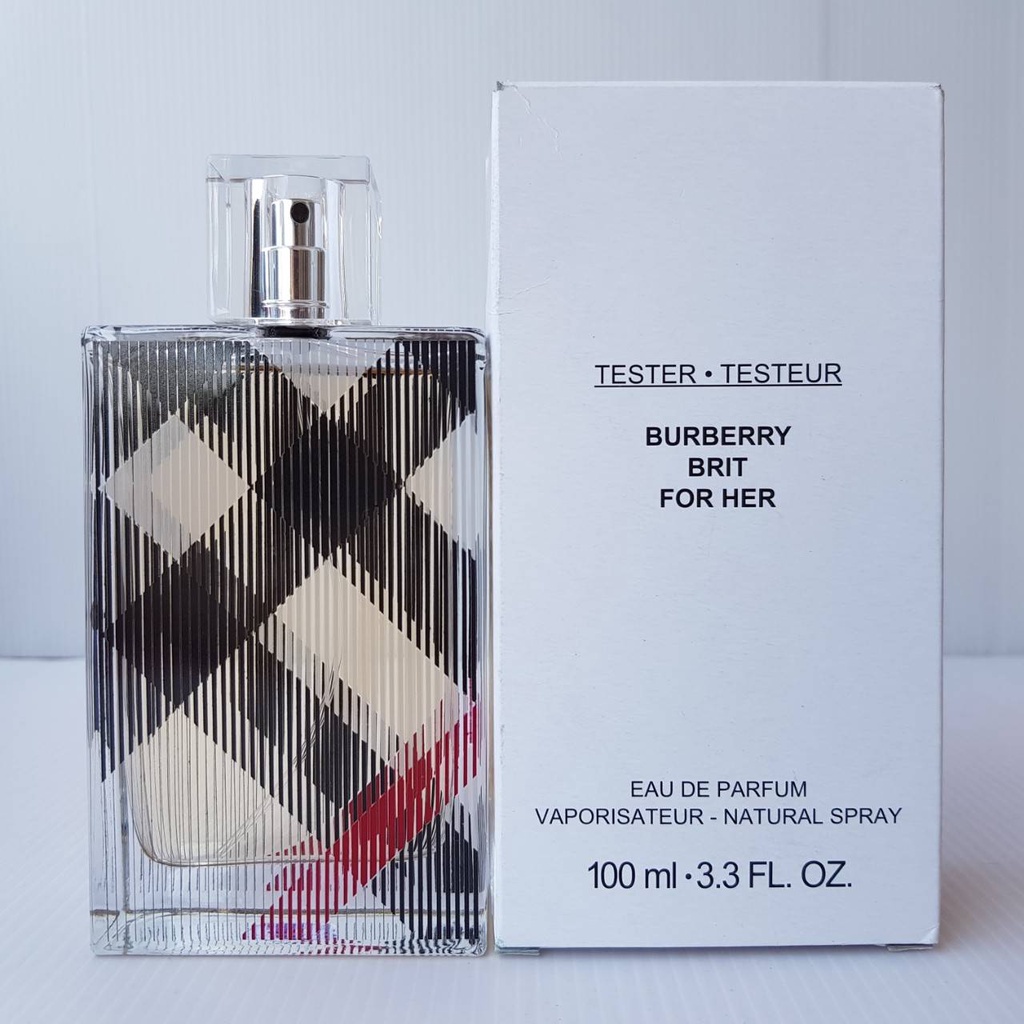 น้ำหอมแท้ Burberry Brit EDP For Women100 ml.กล่องเทสเตอร์ของแท้ 100% P ...