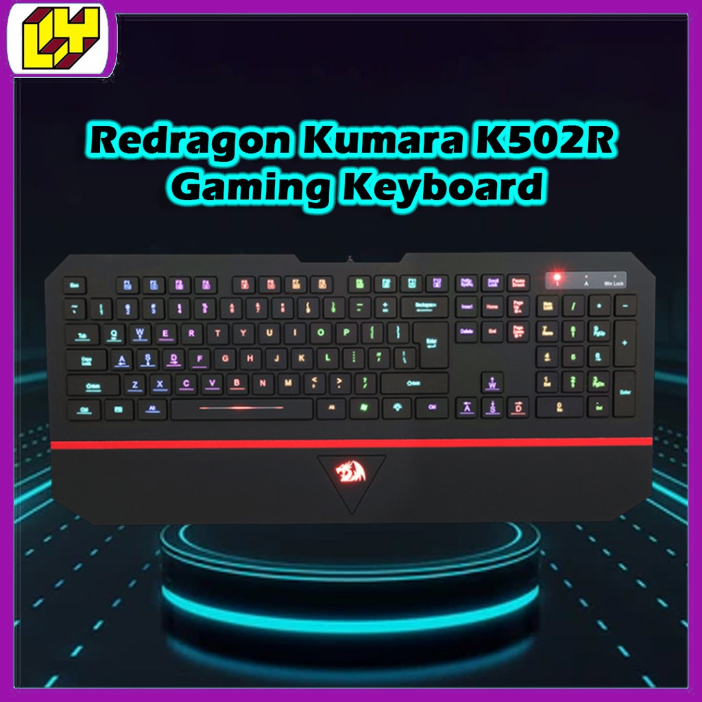 Redragon Karura K502 คีย์บอร์ดเกม RGB พร้อมคีย์บอร์ดเรืองแสงคีย์บอร์ด ...