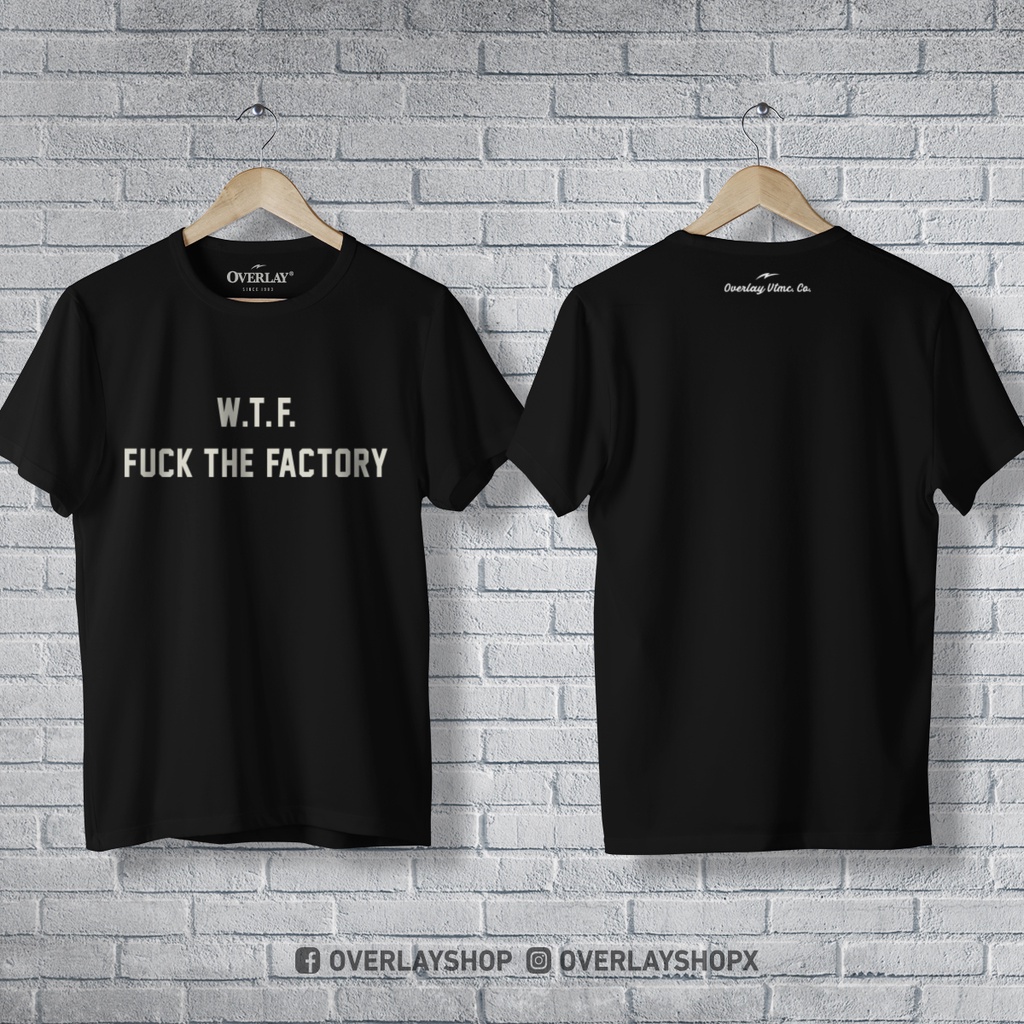 เสื้อยืด OVERLAY WTF TEE | Shopee Thailand