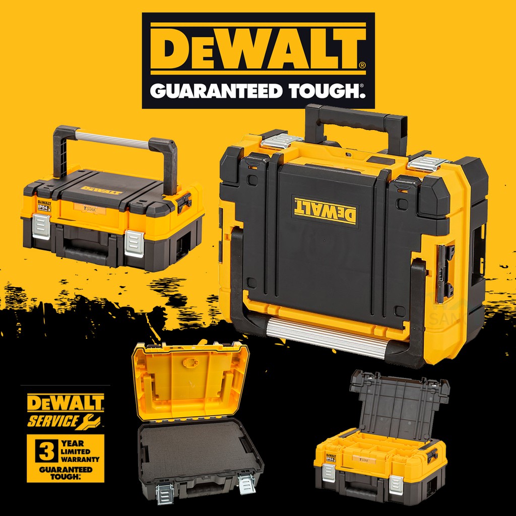 DEWALT รุ่น DWST83344-1 (SHALLOW BOX ORGANISER-TOP)กล่องเครื่องมือ แบบ ...