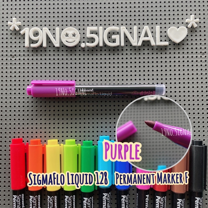 Monami SigmaFlo Liquid Permanent Marker F122 / F128: ปากกามาร์คเกอร์ ...