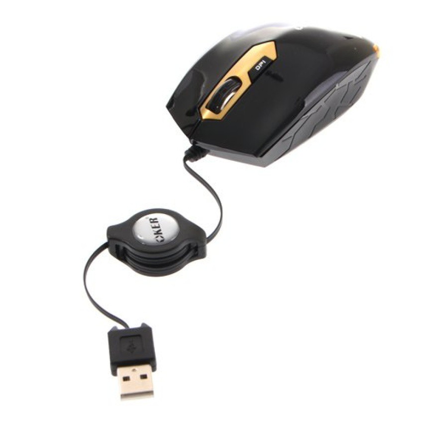 OKER USB Optical Mouse MS-283 (Black) | Shopee Thailand