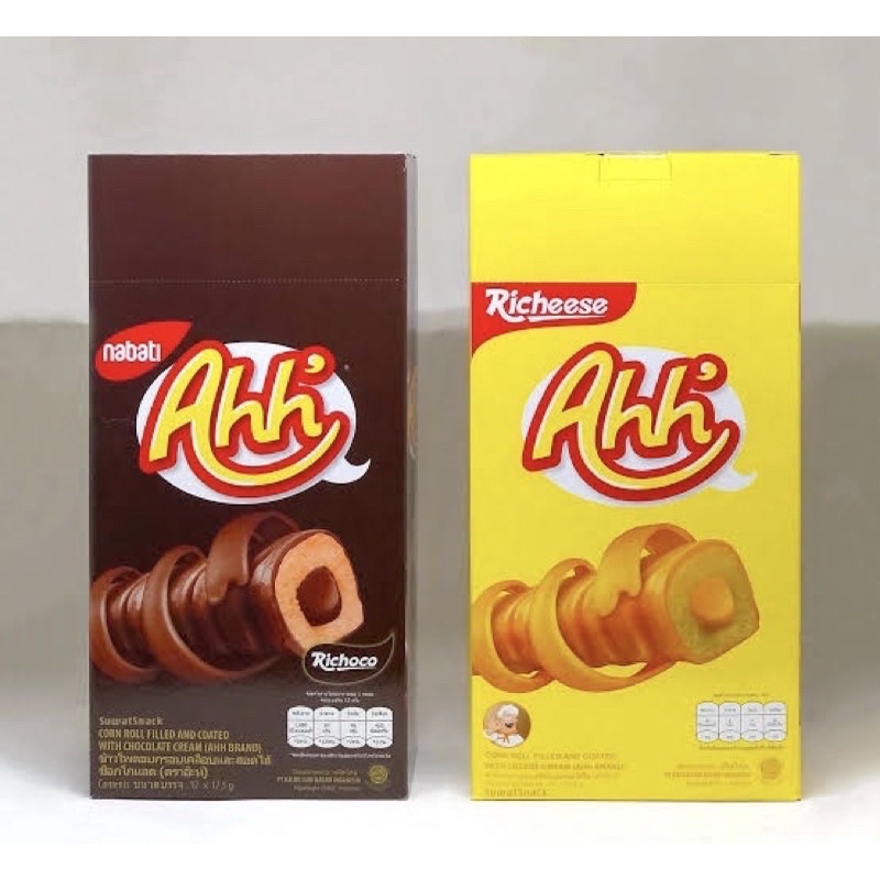 ขนมAhh’อ๊ะห์ ข้าวโพดอบกรอบเคลือบสอดไส้ครีมรสชีสและรสช็อกโกแลต | Shopee ...