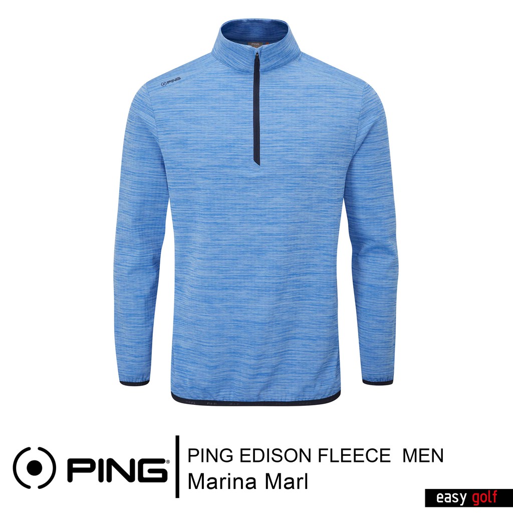 PING EDISON FLEECE PING MEN'S OUTERWEAR เสื้อกีฬากอล์ฟแขนยาวผู้ชาย ...