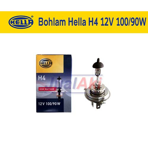 หลอดไฟใส Hella H4 12V 100/90W | Shopee Thailand
