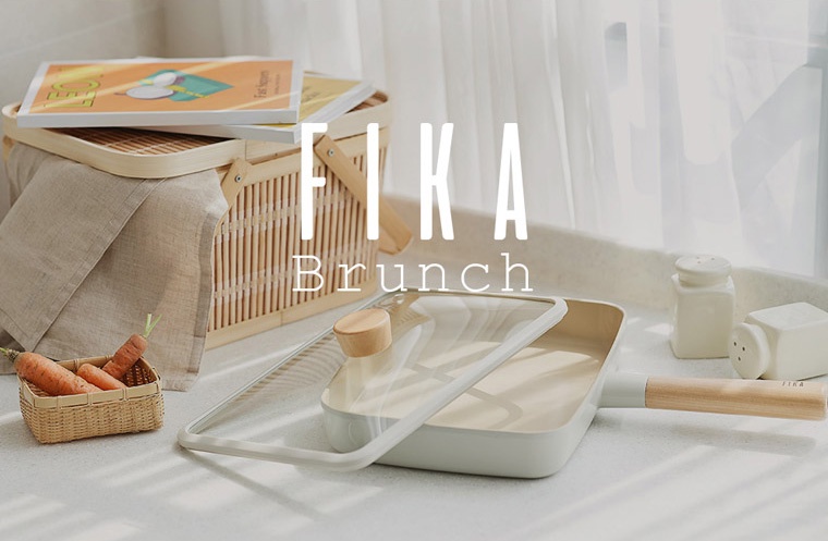 [รับประกัน 1 ปี] Neoflam Fika Brunch Pan กระทะ ขนาด 29 ซม. พร้อมฝาแก้ว ...