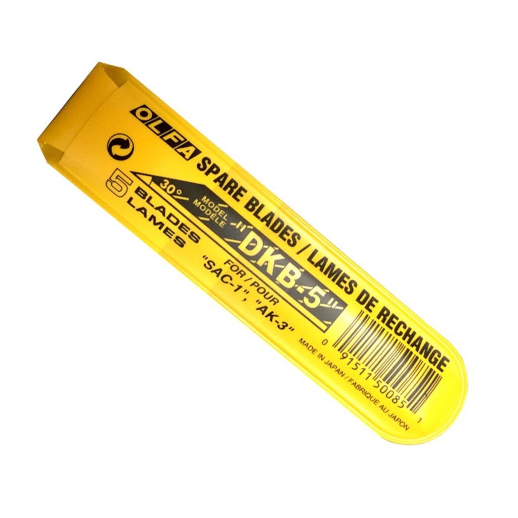 ใบมีดคัตเตอร์ OLFA DKB-5 ขนาด 9 มม. 30 องศา ( 1 หลอด ) | Shopee Thailand