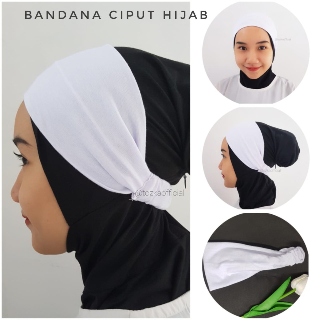 Ciput Bandana 2 in 1 I Bandana ฮิญาบ I อินเนอร์ฮิญาบ | Shopee Thailand