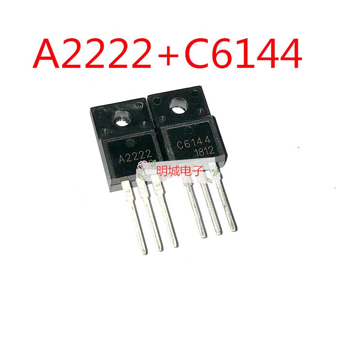 10 pcs 2SC6144 2SA22 TO-220F A2222 C6144 TO220F TO220F เครื่องพิมพ์หลอด ...