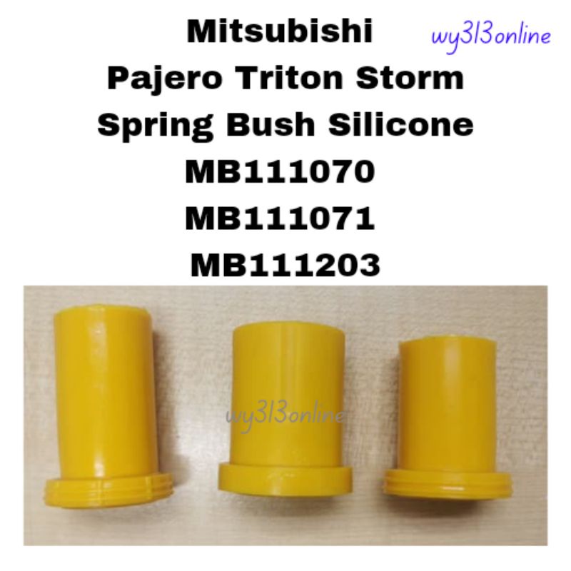 Mitsubishi Pajero Triton Strom Silicone Spring Bush ด้านหลัง Leaf ...