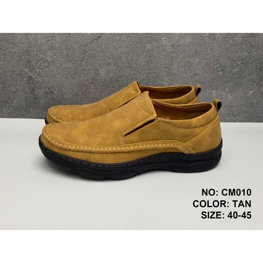 C010 รองเท้าผู้ชายลำลอง แบบสวมใส่สบายหน้าเท้ากว้าง | Shopee Thailand