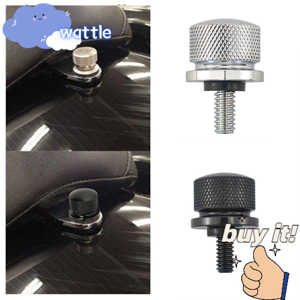 WATTLE 6mm CNC Motorcycle Screw Rear Seat For Harley Sportster Touring ...