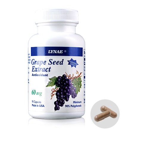 Grape Seed Extract (Antioxidant) 90 capsules สารสกัดจากเมล็ดองุ่น ขนาด ...