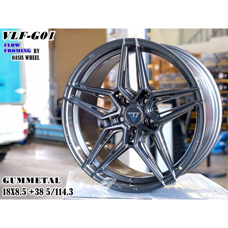 ล้อ VLF ขอบ18 5รู114 ล้อเบา Flow forming. สปอร์ตเท่ห์ เหนือกว่า | Shopee Thailand