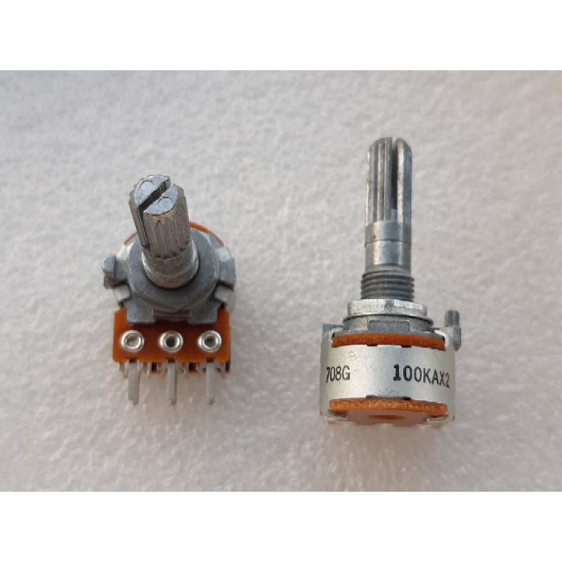 Alps RK16 16 Type Dual 50KA 100KA 50KB 100KB ×2 VR Volume Potentiometer ...