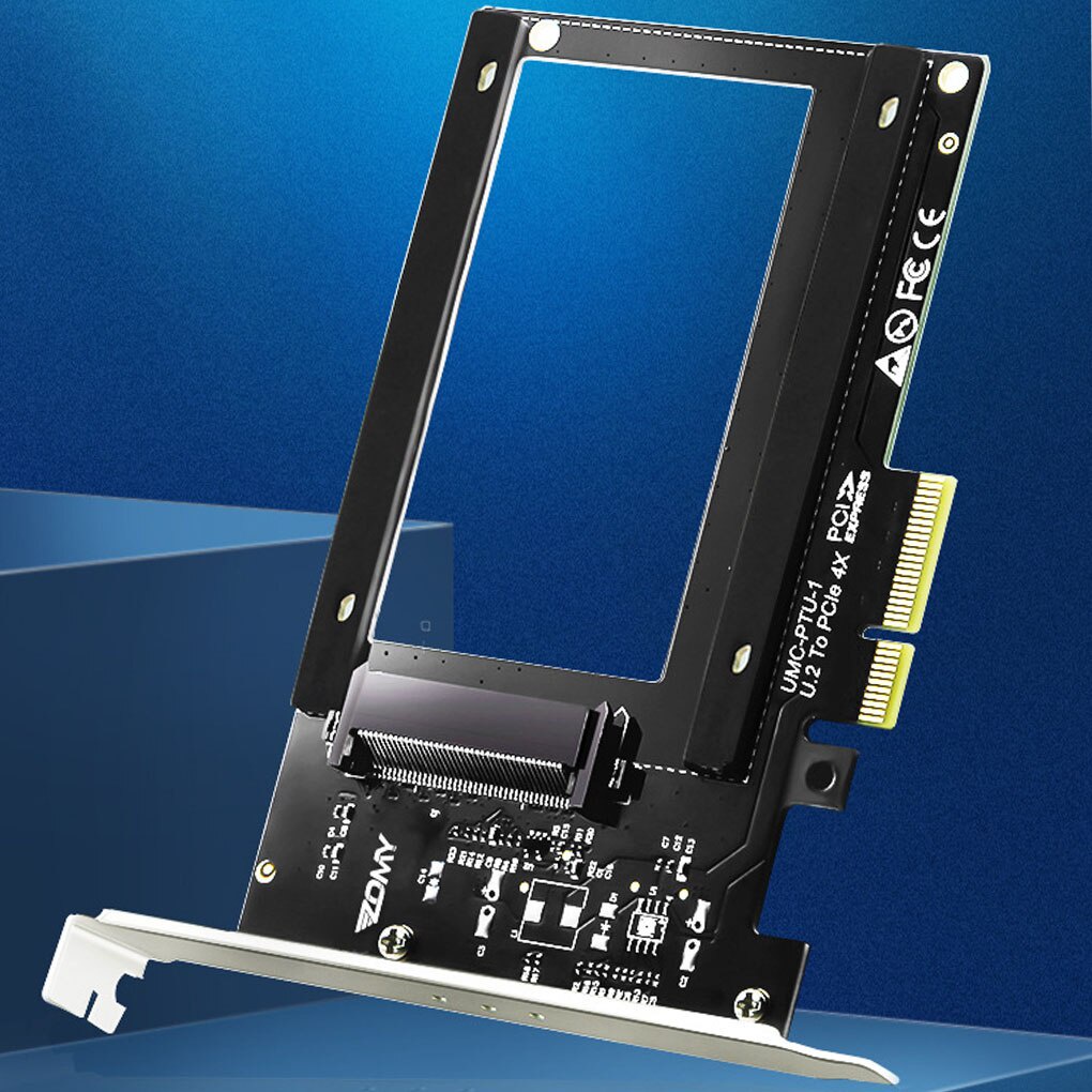 อะแดปเตอร์การ์ดไรเซอร์ U.2 เป็น PCI-E X4 3.0 SFF-8639 เป็น SSD U.2 SSD SATA PCI Express สําหรับ ...