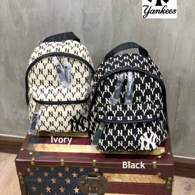 MLB New York Yankees Monogram Mini Backpack | Shopee Thailand