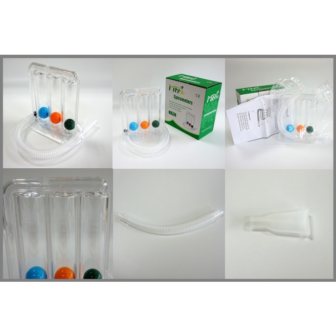 Mega-D เครื่องเป่าบริหารปอด อุปกรณ์บริหารปอด Spirometers 1200 ml ...