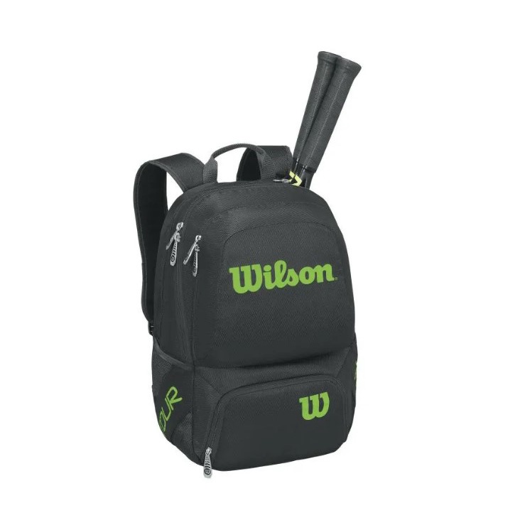 Wilson Tour V Backpack medium black/green กระเป๋าใส้ไม้เทนนิสวิลสัน ...