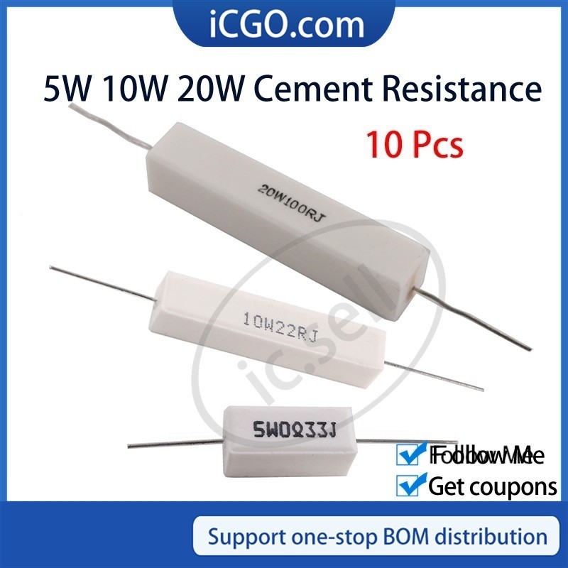 5 W 10 W 20 W ตัวต้านทานไฟฟ้า 200 R 220 R 240 R 270 R 300 R 330 R 360 R ...