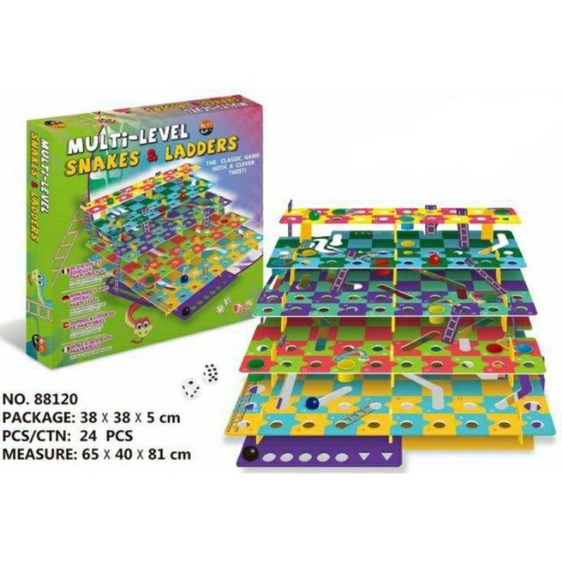 เกมบันไดงู 3D (Multi-level Snakes & Ladders) | Shopee Thailand