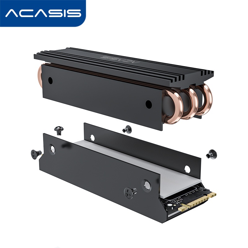 Acasis M.2 NGFF SSD ฮีทซิงค์ NVME 2280 โซลิดสเตท ไดรฟ์ หม้อน้ํา ...