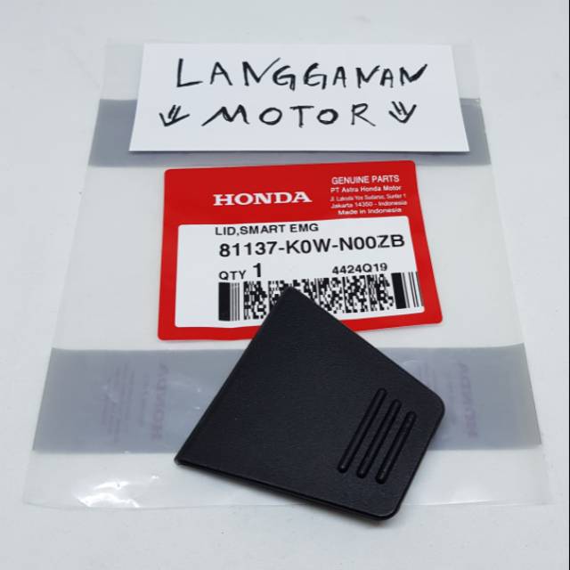 ฝาปิด SMART EMERGENCY COVER LID Key Contact ADV 150 NEW Ori honda ...