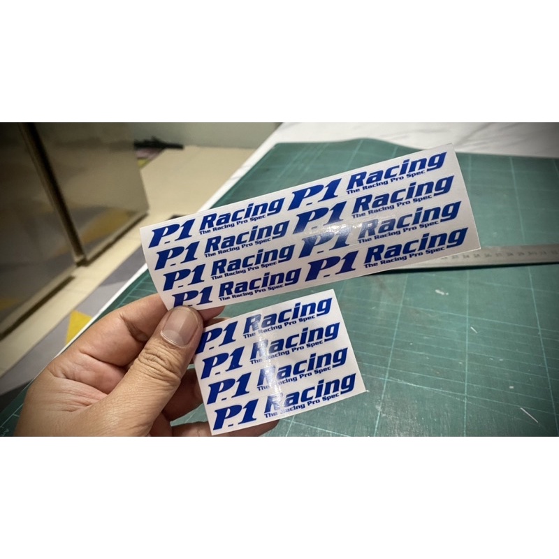 สติ๊กเกอร์ RIM DECAL P-1 RACING P1 P1racing P1 buddyclub | Shopee Thailand