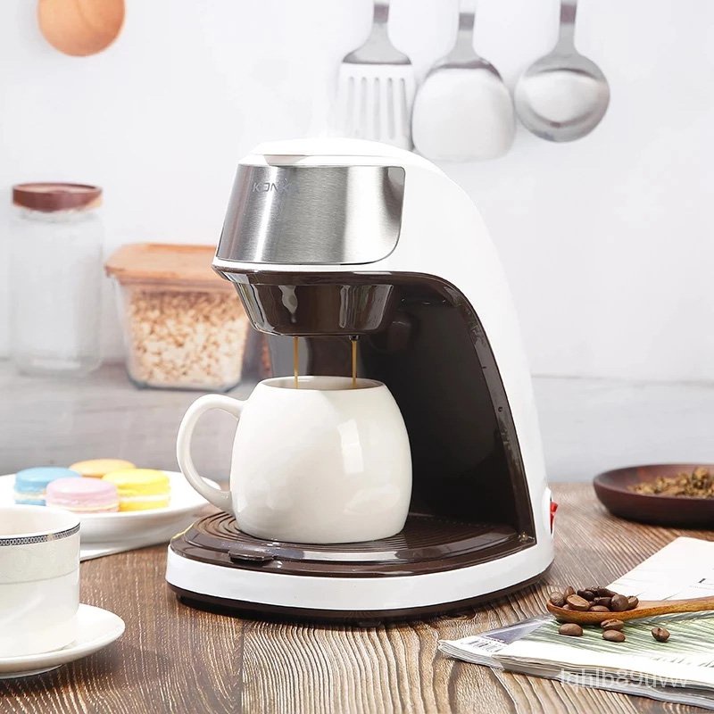 Electric Coffee Machine Portable Home Office Automatic Dripping Coffee ...