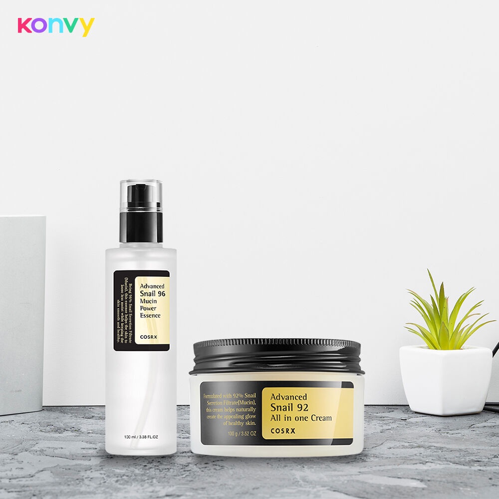 COSRX Advanced Snail Set Advanced Snail 96 Mucin Power Essence 100ml ...