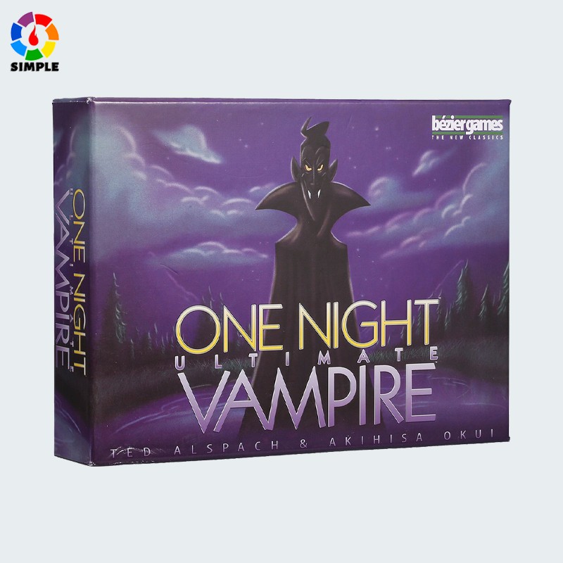 เกมกระดานแวมไพร์ของเล่นสำหรับเด็ก One Night Ultimate Vampire Card Game ...